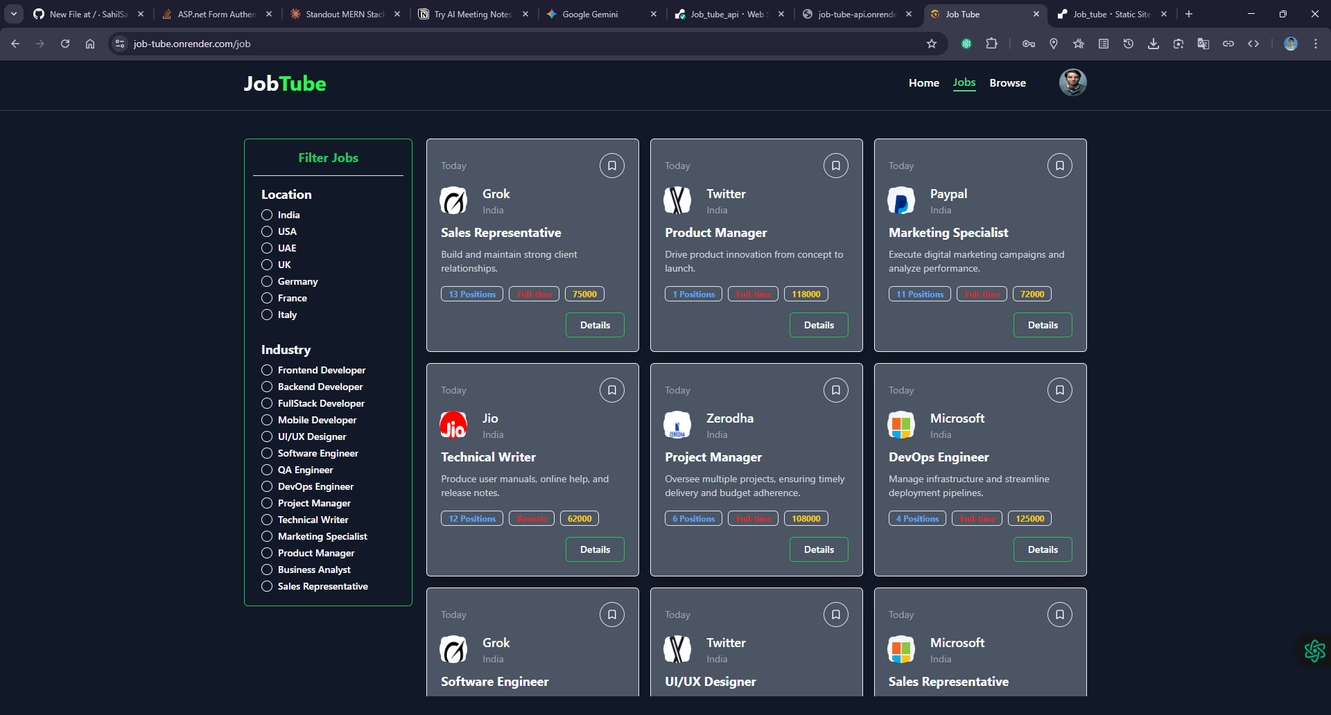 Project Details | Sahil.dev