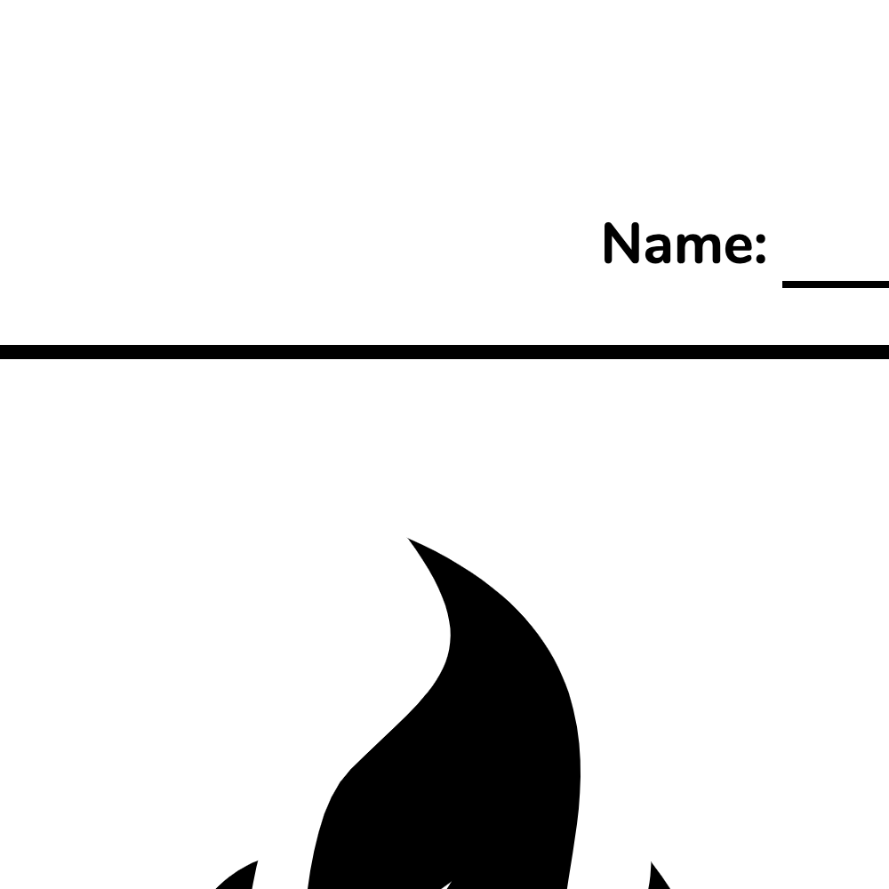 Nature: fire 火 - Chinese Writing Worksheet | WriteMandarin