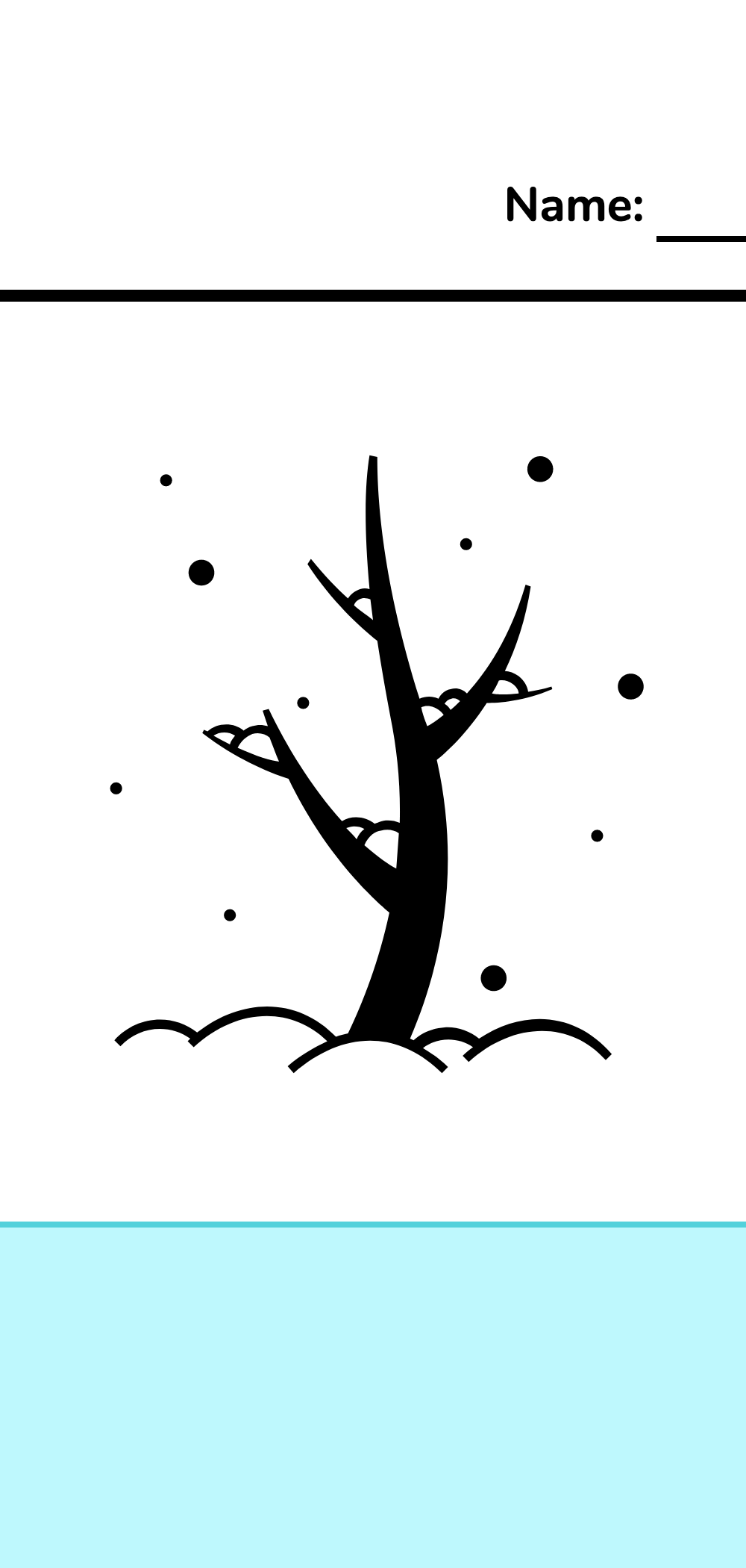 Seasons: winter 冬 - Chinese Writing Worksheet | WriteMandarin