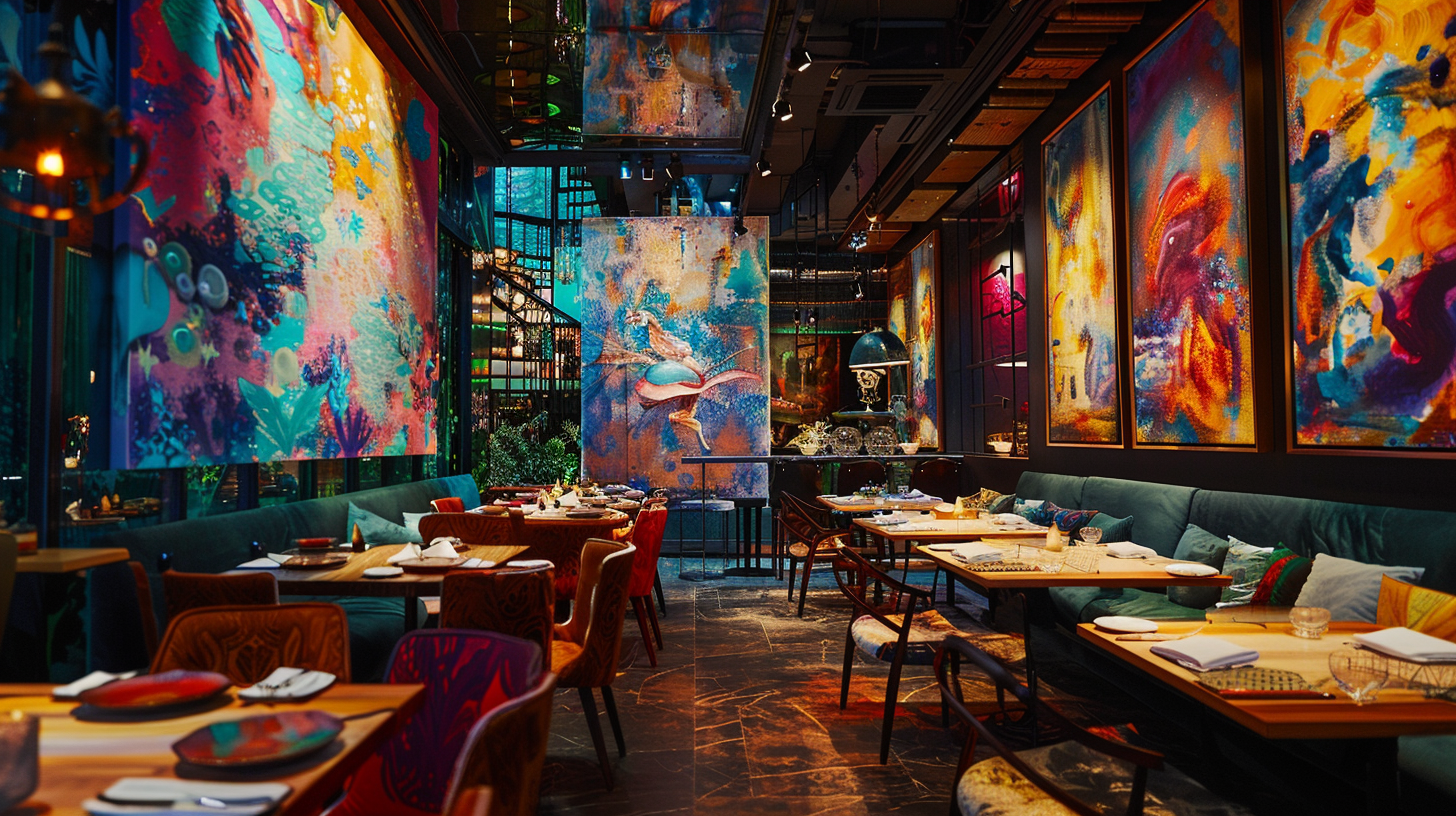 Seven Paintings Immersive Dining Experience - Dubaifeel