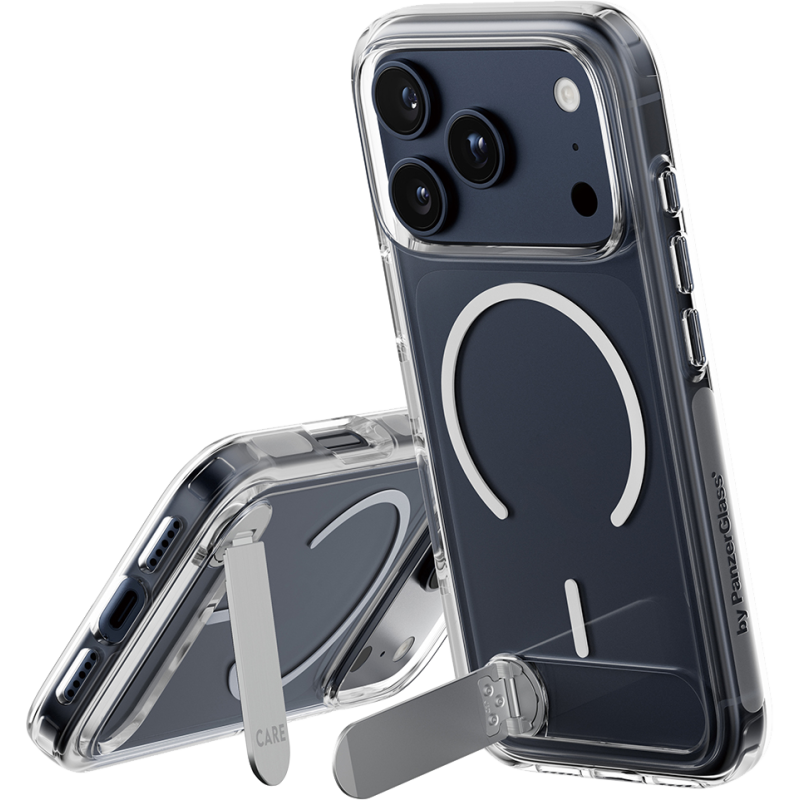 Care by PanzerGlass Kickstand MagSafe -suojakuori Apple iPhone 17 Pro | DNA