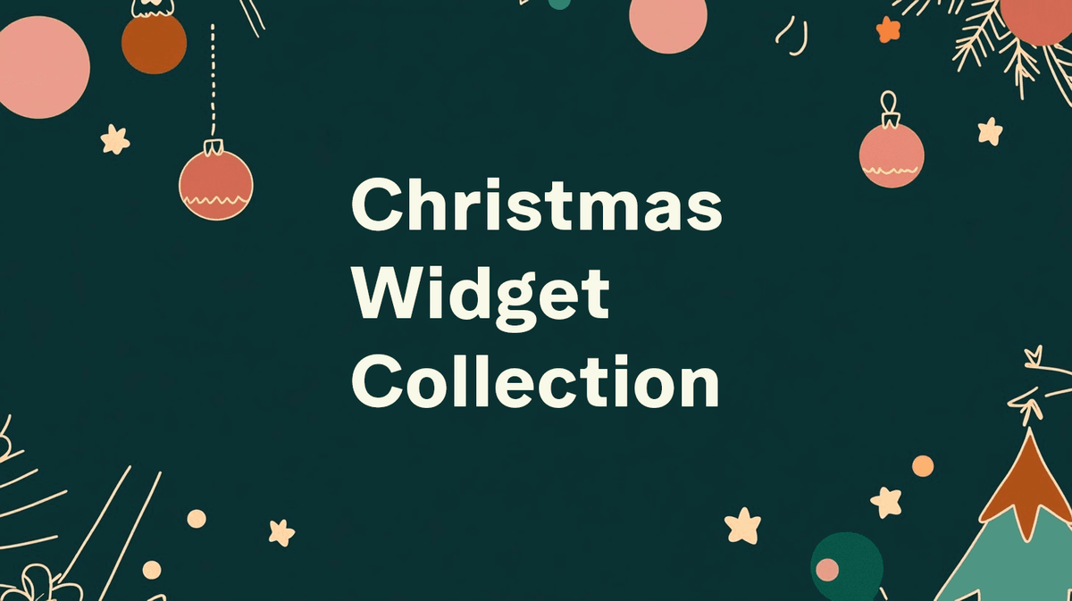 Holiday Widgets: 5 Creative Examples & Free Christmas Templates
