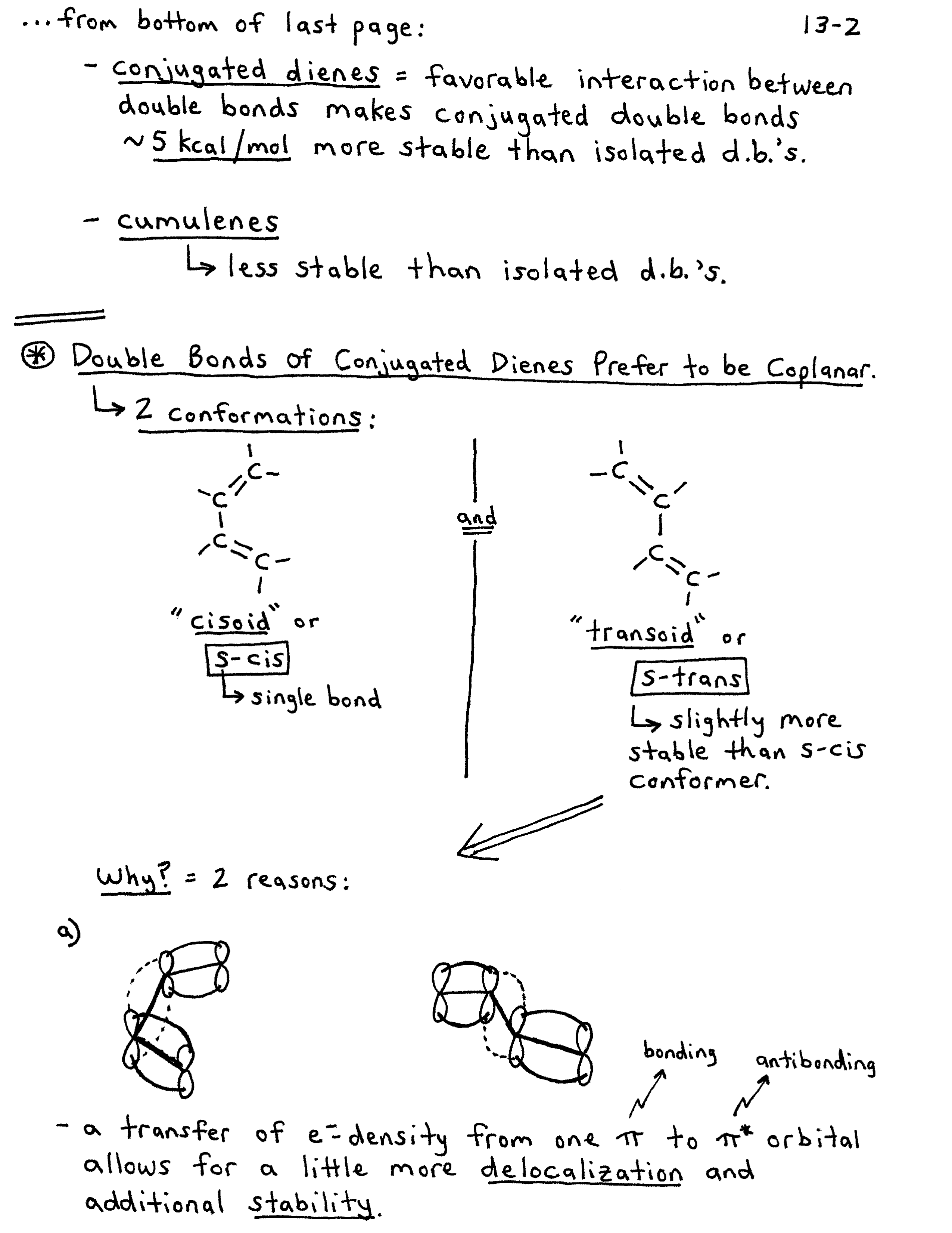 Dienes Organic Chemistry