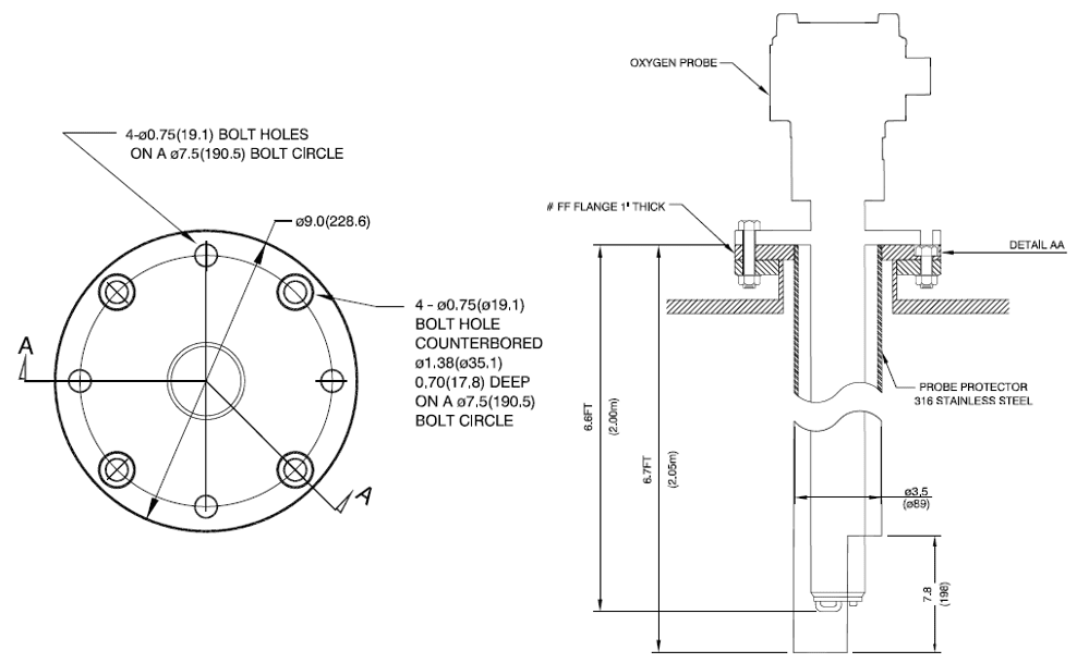 ZR22R - Oxygen Probe Protectors and Support | Yokogawa America