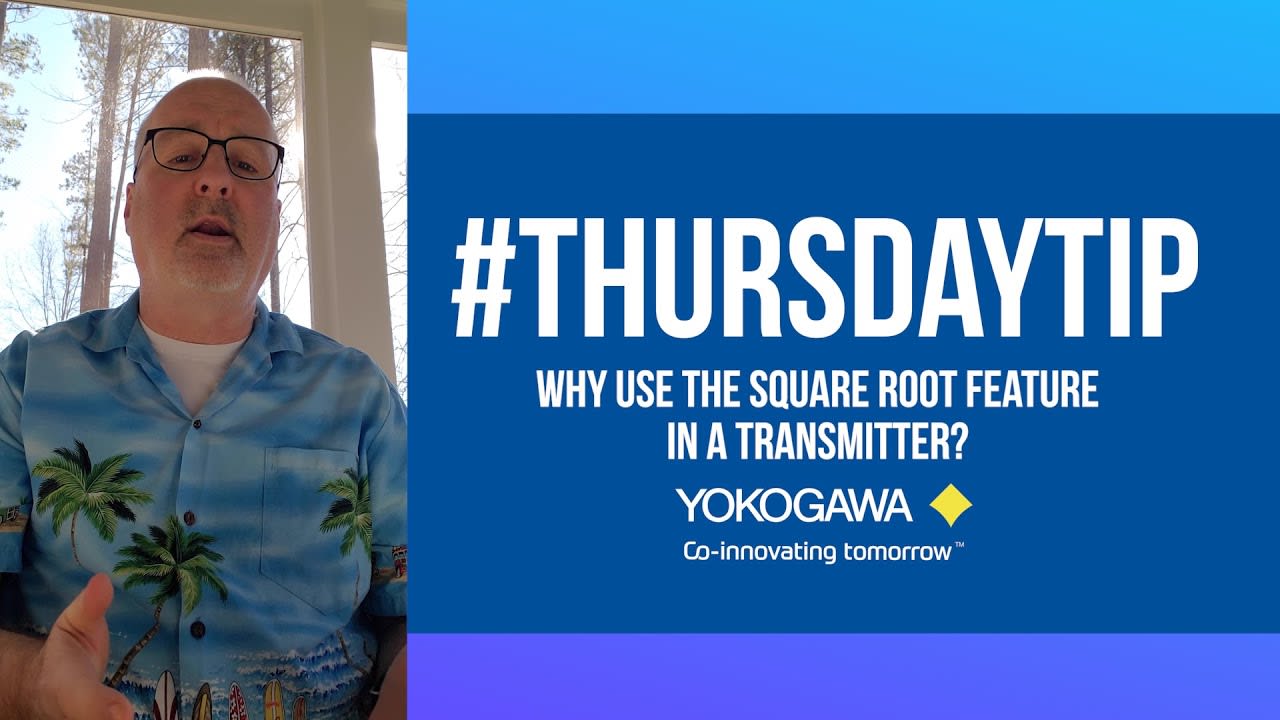 Why use the square root feature in a transmitter? | Yokogawa America
