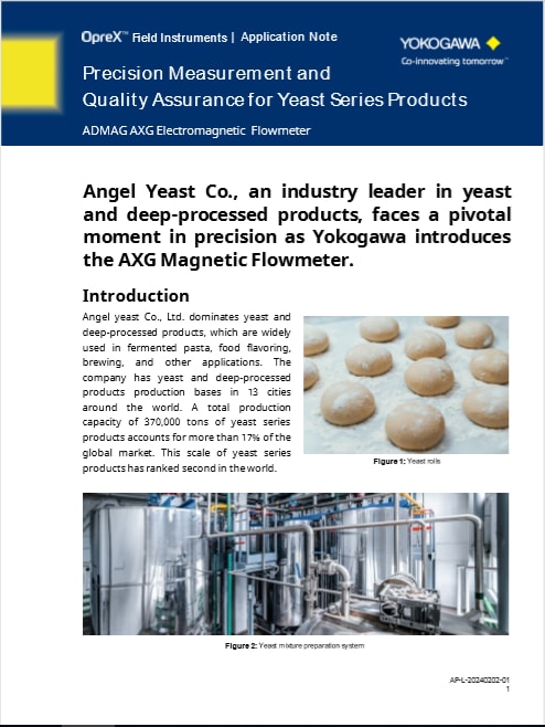 Precision Measurement and Quality Assurance for Yeast Series Products ...
