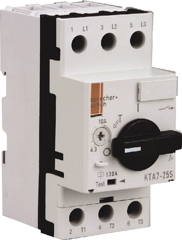Motor Circuit Breaker Thermal Magnetic 3P 4-6.3A Rotary Handle - Allied ...