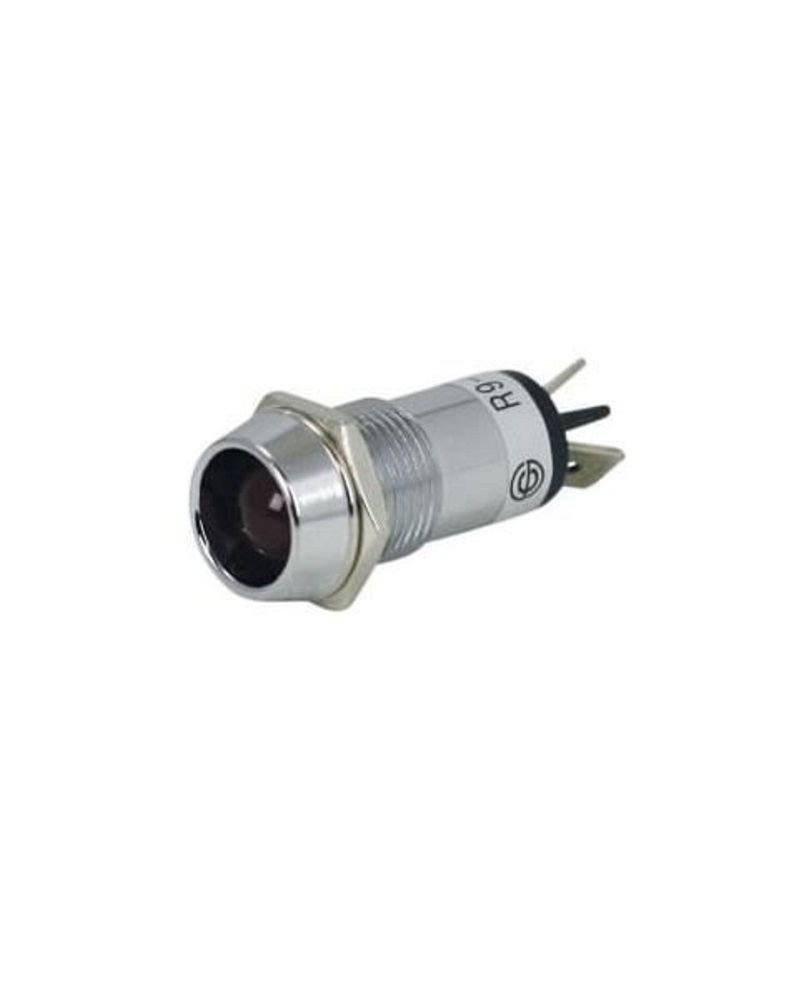 Pilot Light, LED, Chrome, Red, 24VDC - Allied Pumps