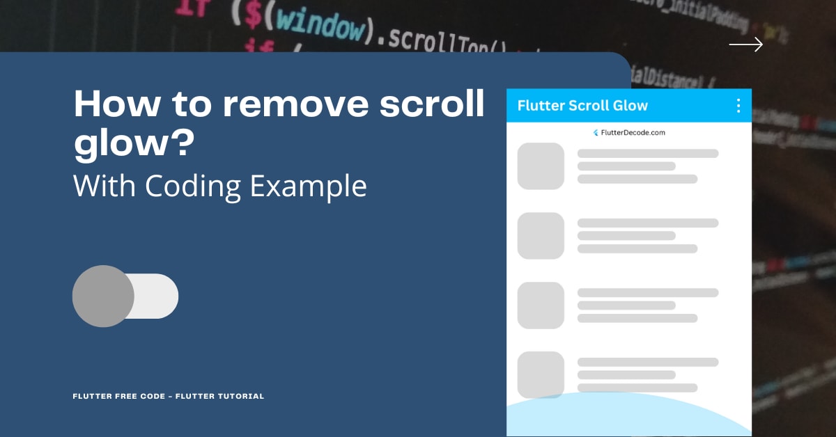 [CODE] - How to remove scroll glow?