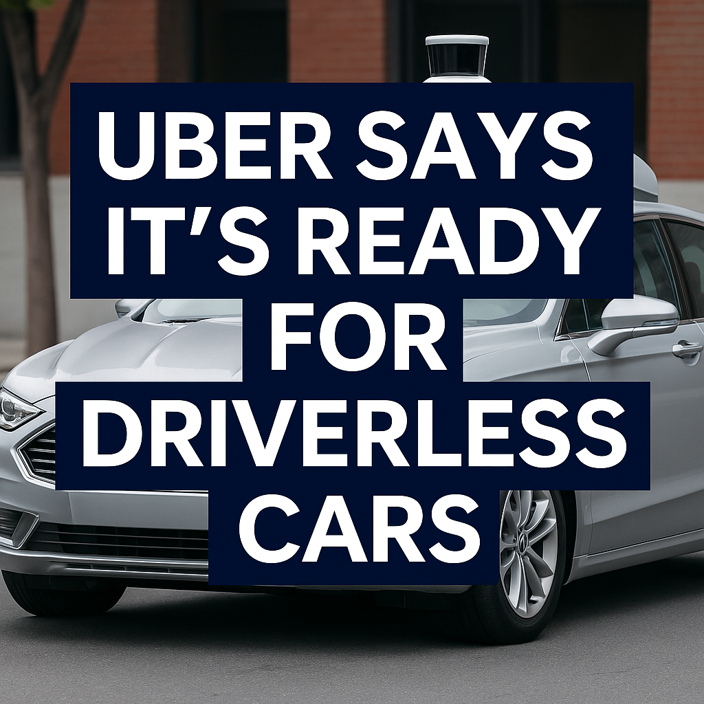 Uber Says It’s Ready for Driverless Cars — Before the UK’s 2027 Launch