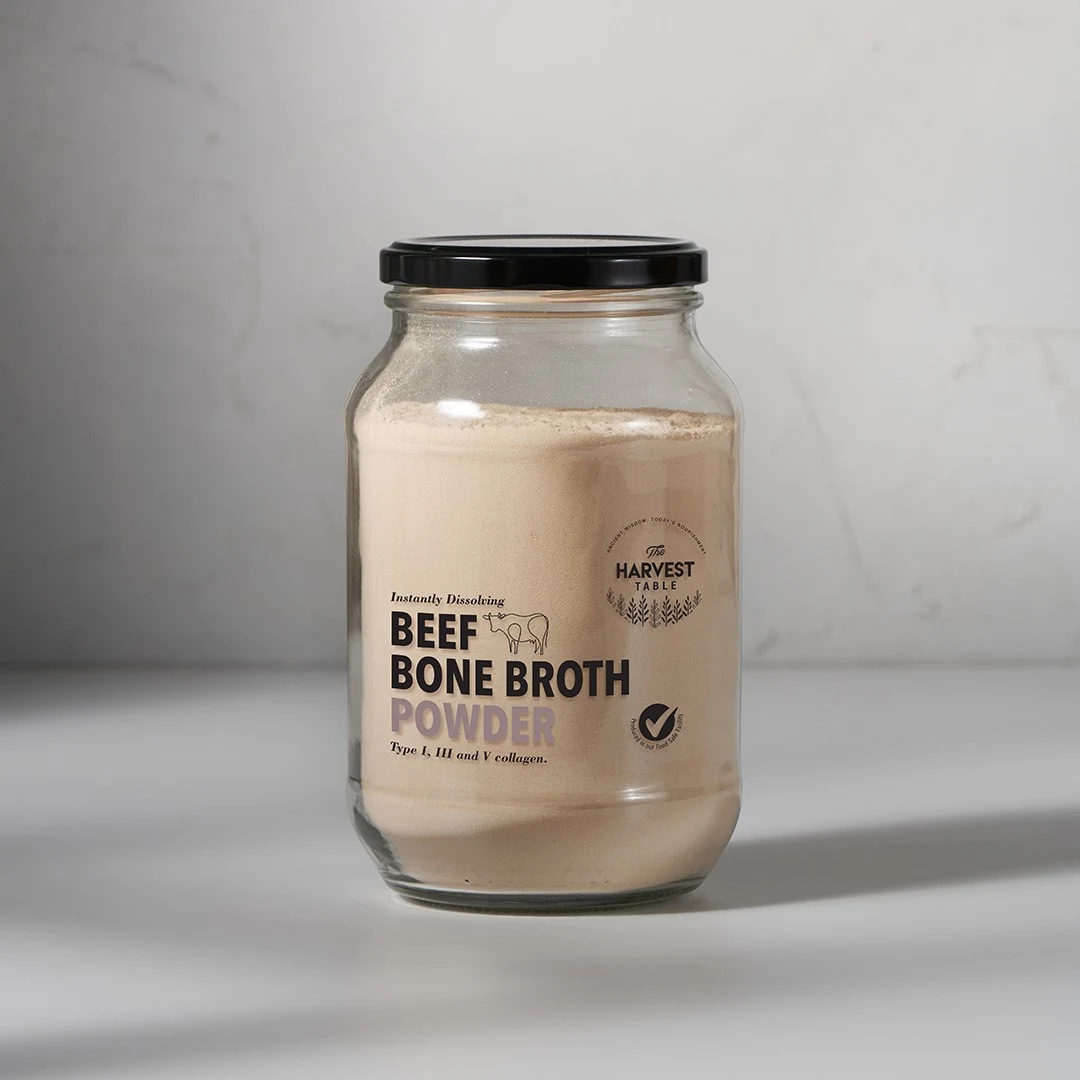 Instantly Dissolving Beef Bone Broth Powder | The Harvest Market ...