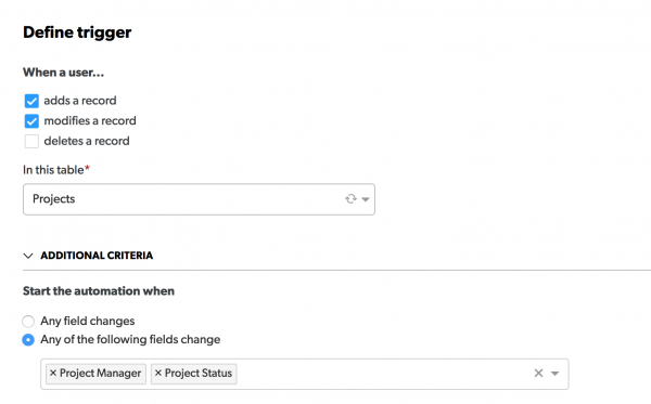 Create Audit/Change Logs with Automations | INTERMEDIATE - Quandary ...