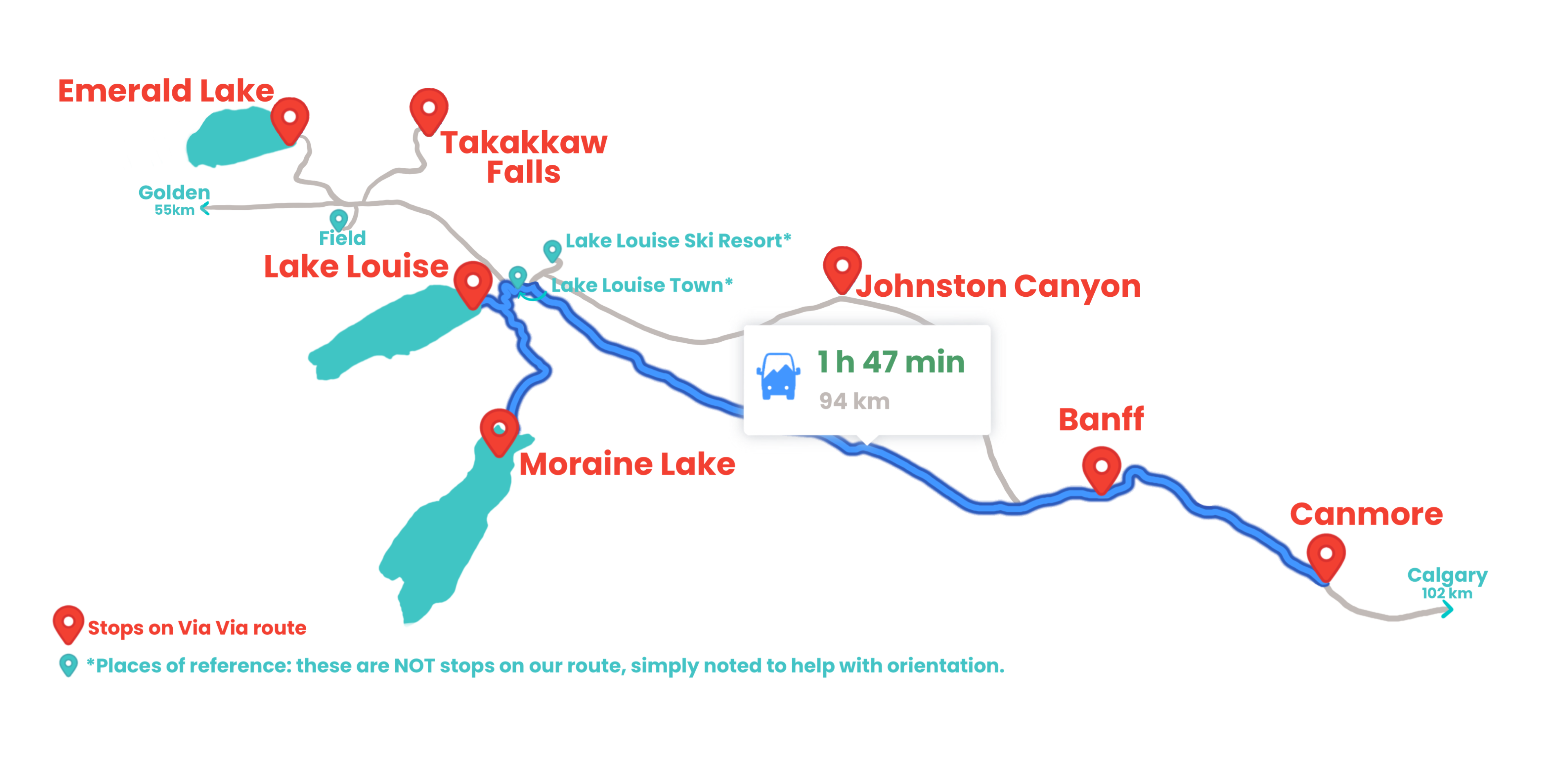 Moraine Lake Shuttle - Visit Lake Louise & Moraine Lake