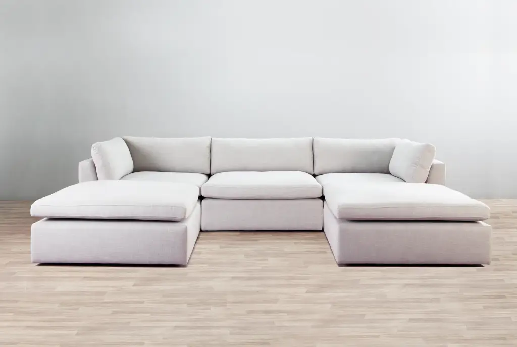 Skye Modular 3 Seater U Shape - Worry Free Almond - Couches for Sale