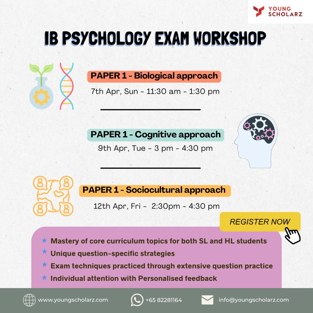 Important Announcement for IB Exam Prep Workshops - Young Scholarz