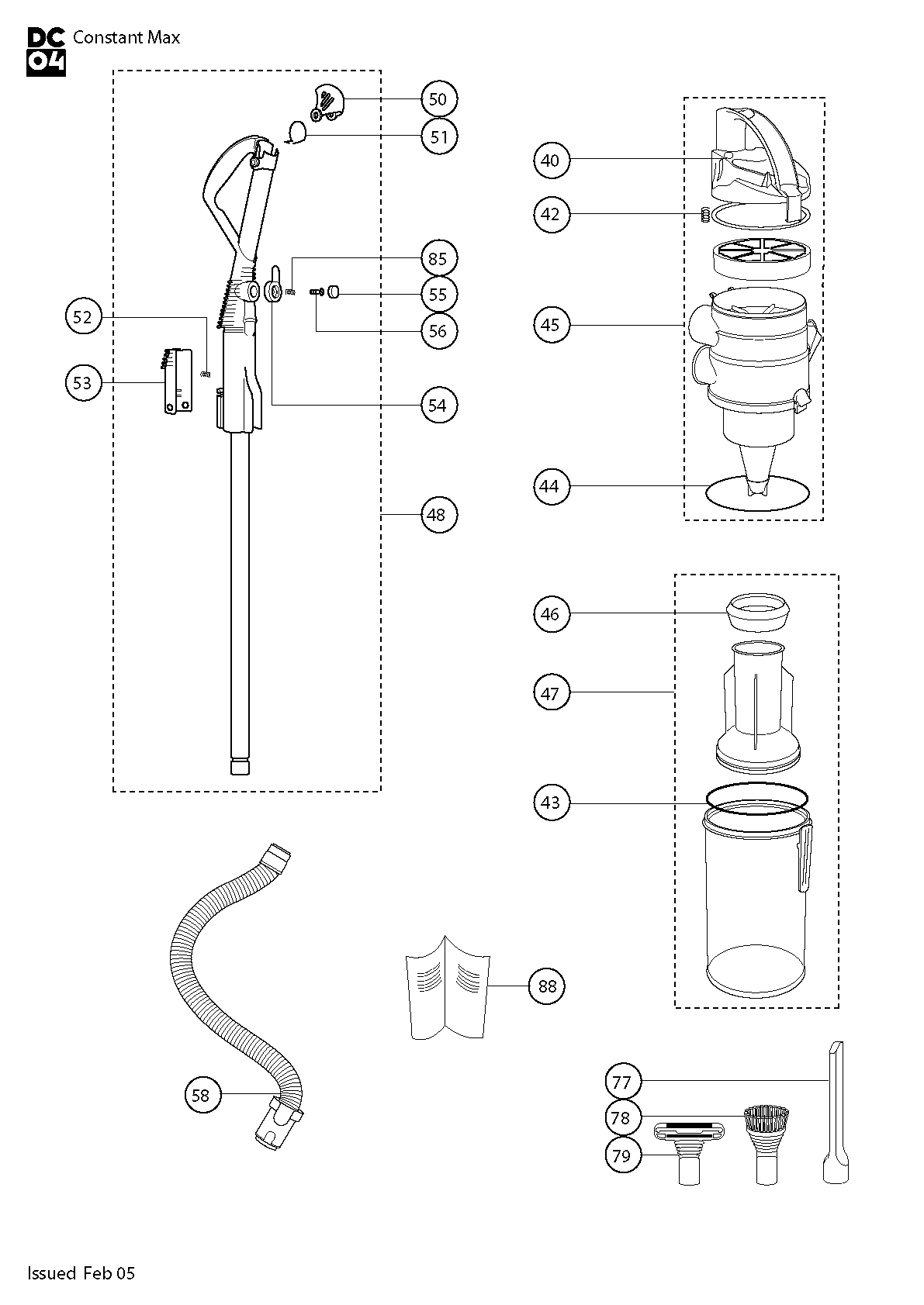 Dyson Dc04 Spare Parts Diagram | Reviewmotors.co
