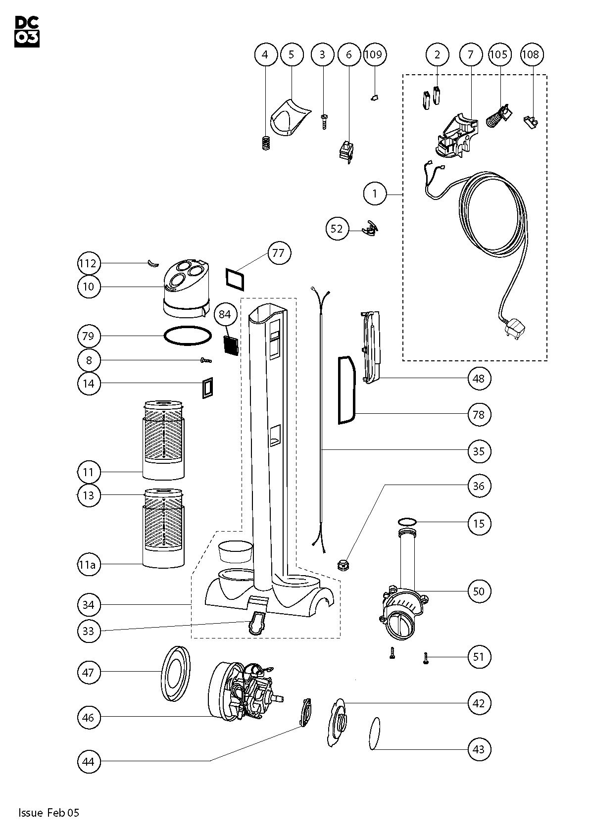 Dyson Dc25 Parts Schematic