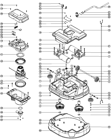 Numatic TTB-4552 Vacuum Cleaner Parts
