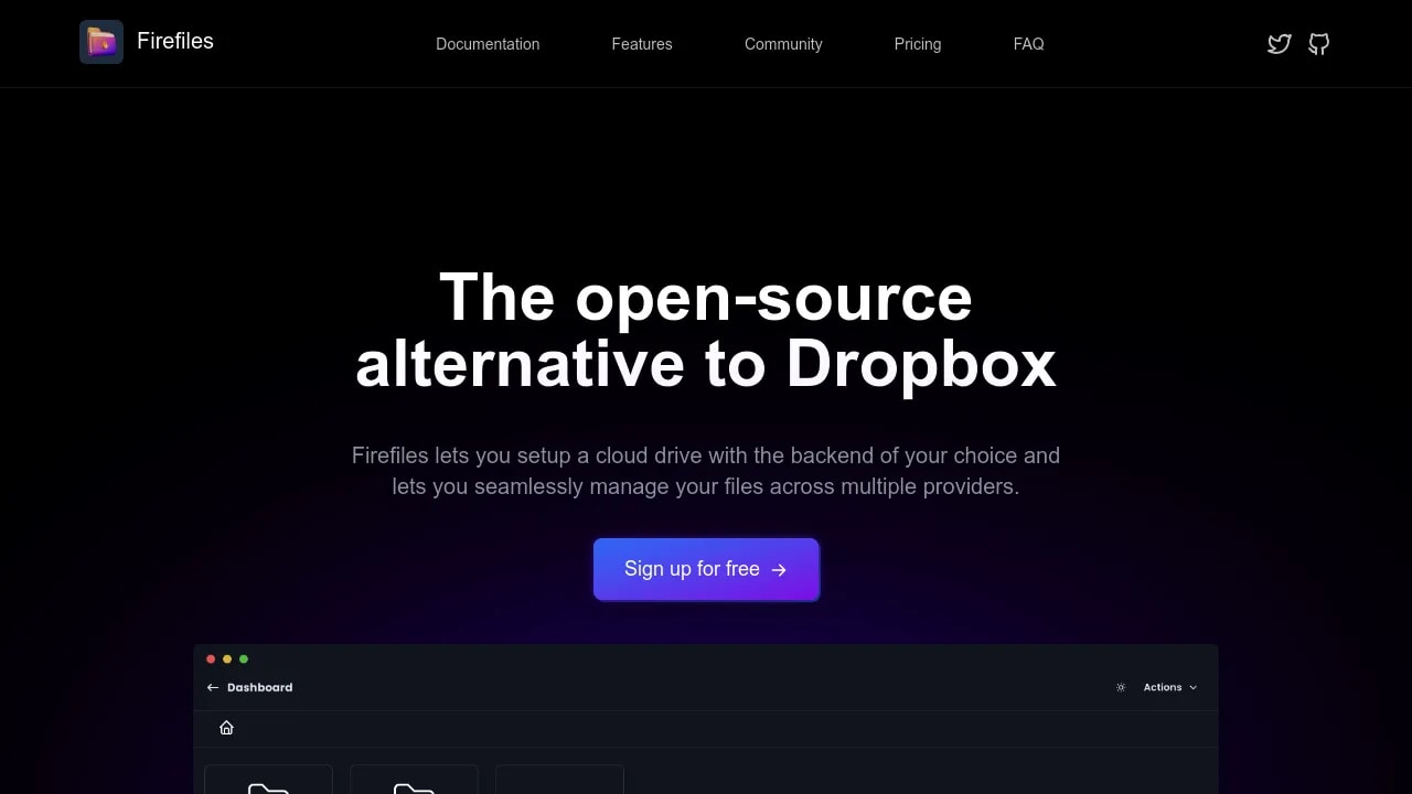 Firefiles: Open Source Alternative to Dropbox, Google Drive and Tresorit – OpenAlternative