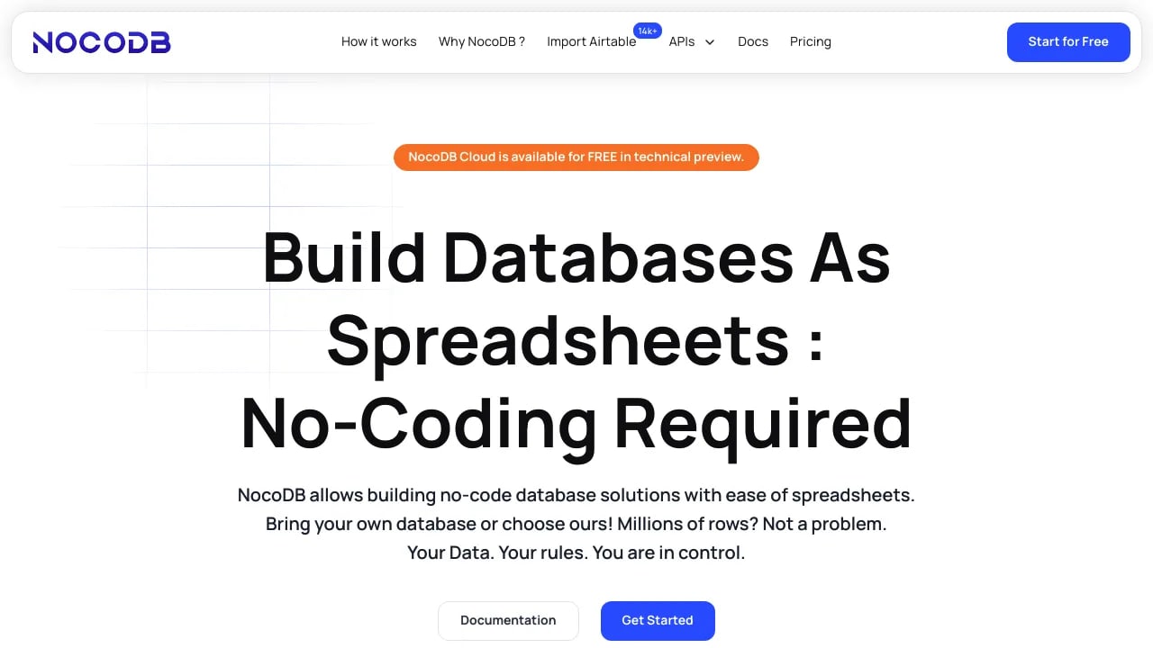 NocoDB: Open Source Alternative to Retool, Airplane and Airtable – OpenAlternative