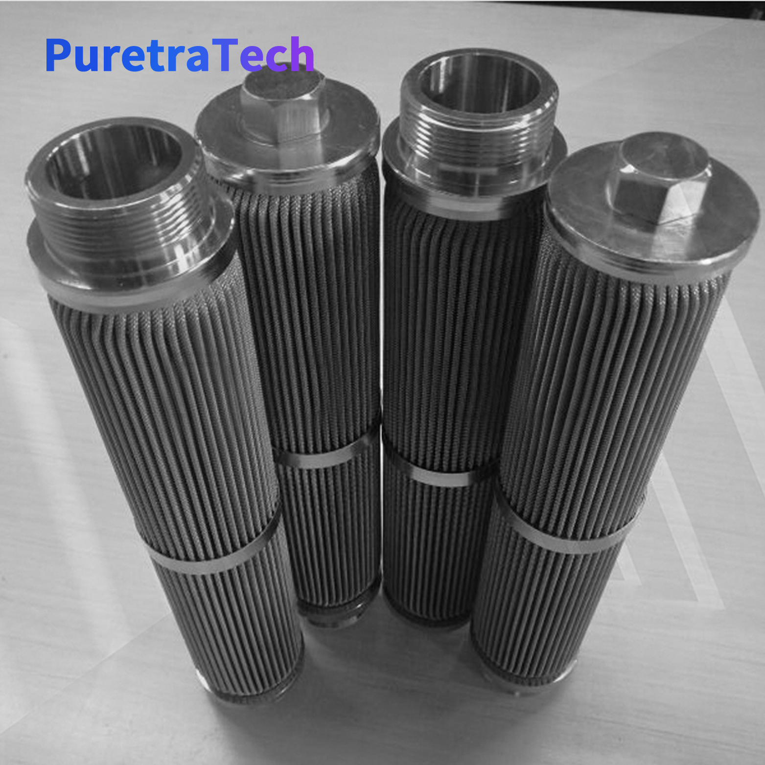 Gas Filtration Sintered Mesh Filter Cartridge | Wholesale | PuretraTech ...