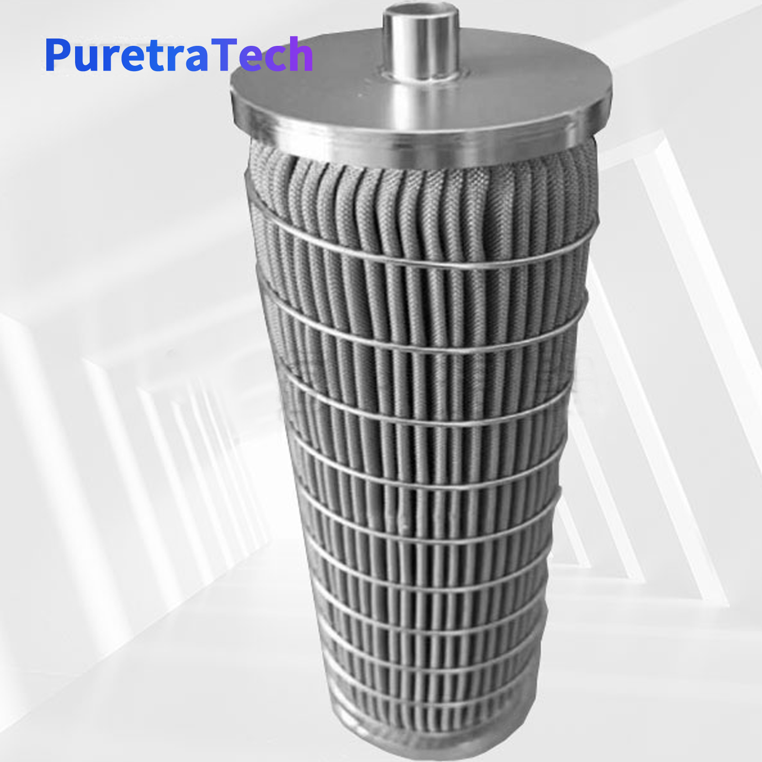 Stainless Steel Pleated Filter Element | Wholesale | PuretraTech ...