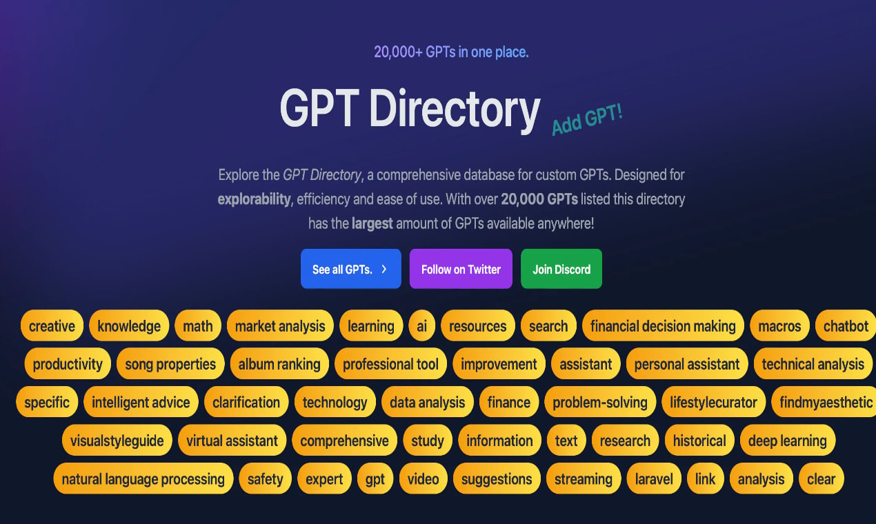 GPT Directory - GPT Directory | Resource.fyi