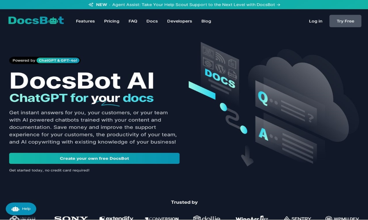 DocsBot - Chatbots | Resource.fyi