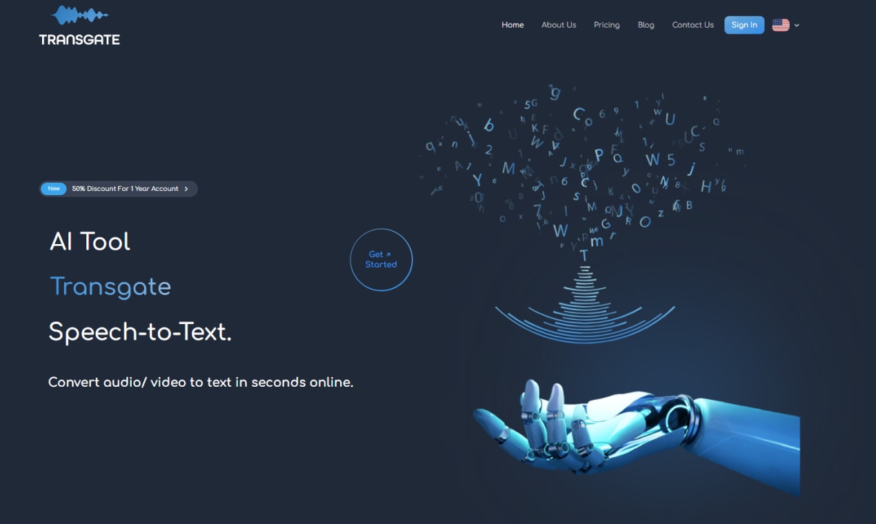 Transgate - AI Speech to Text | Resource.fyi