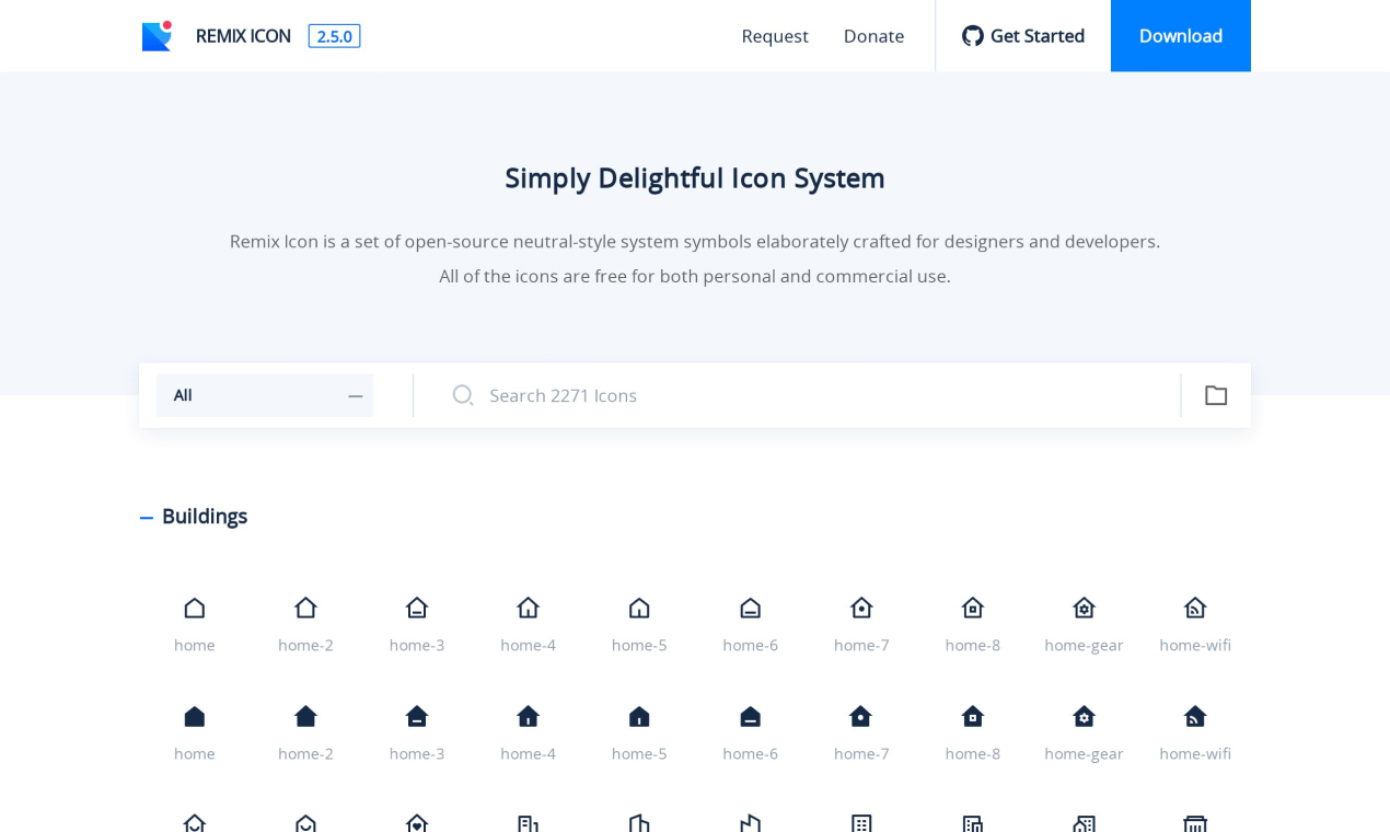 Remix Icon - Open source icon library | Resource.fyi