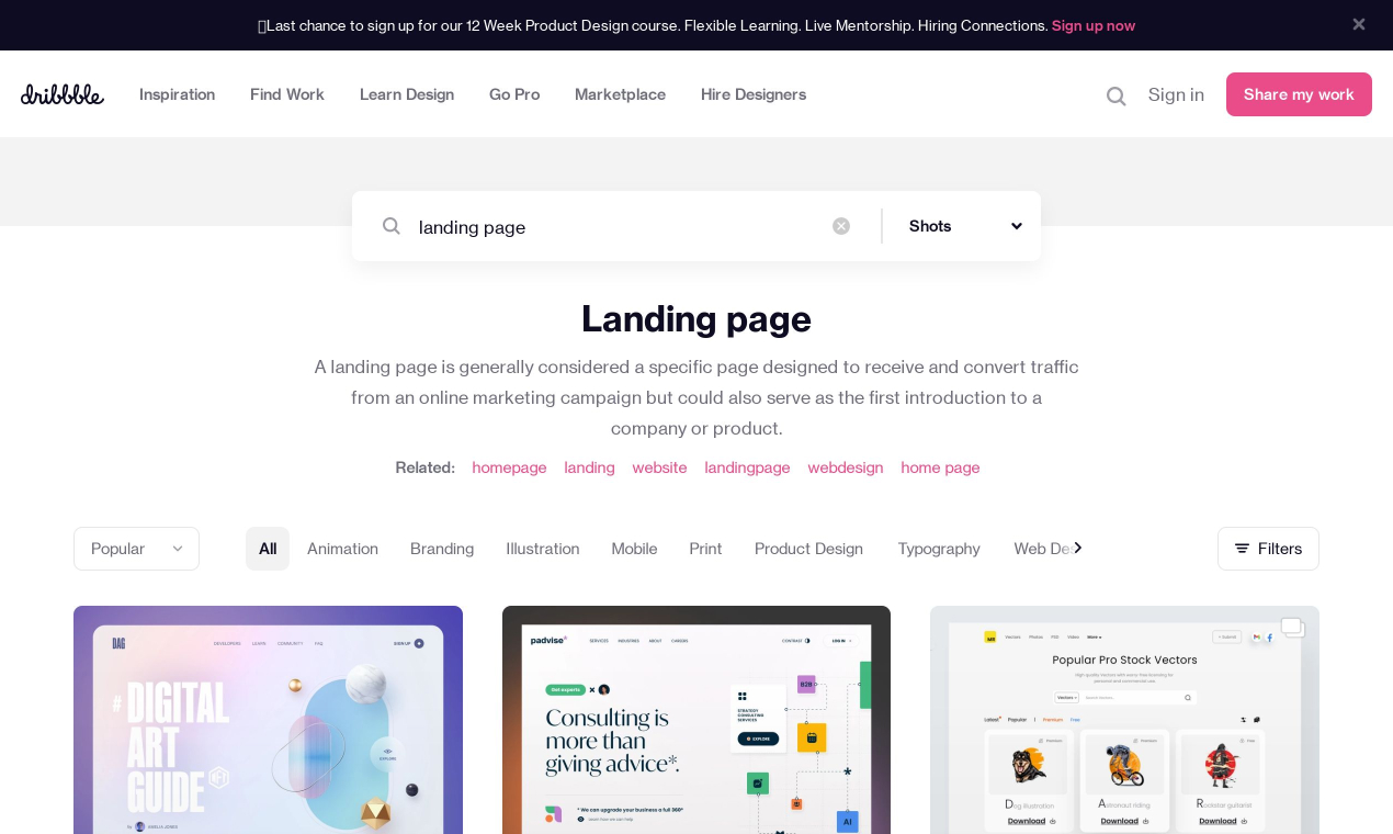 Dribbble - Browse thousands of Landing Page images for design ...