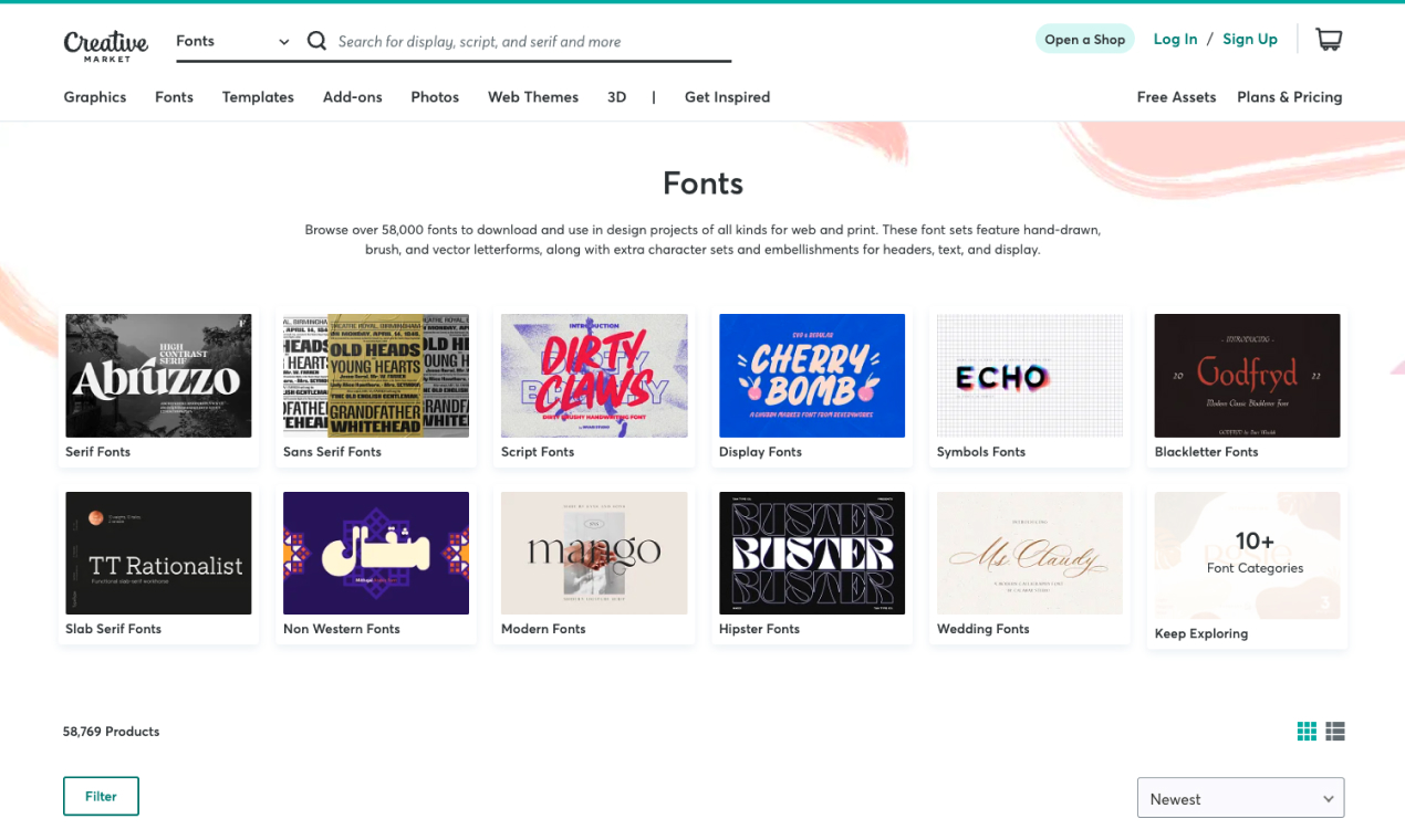 Creative Market - Explore The World's Marketplace For Design | Resource.fyi