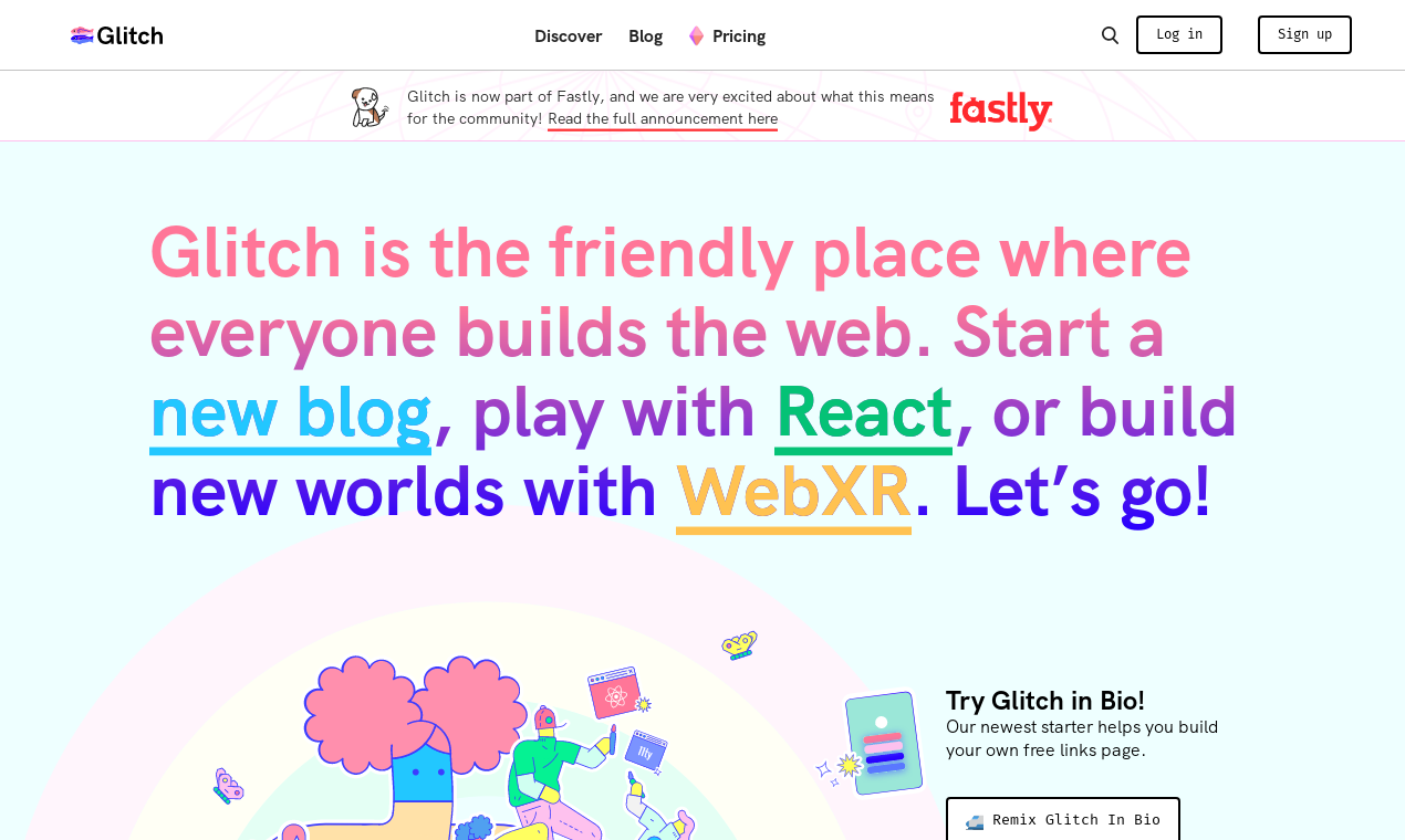 Glitch - The friendly place where everyone builds the web | Resource.fyi
