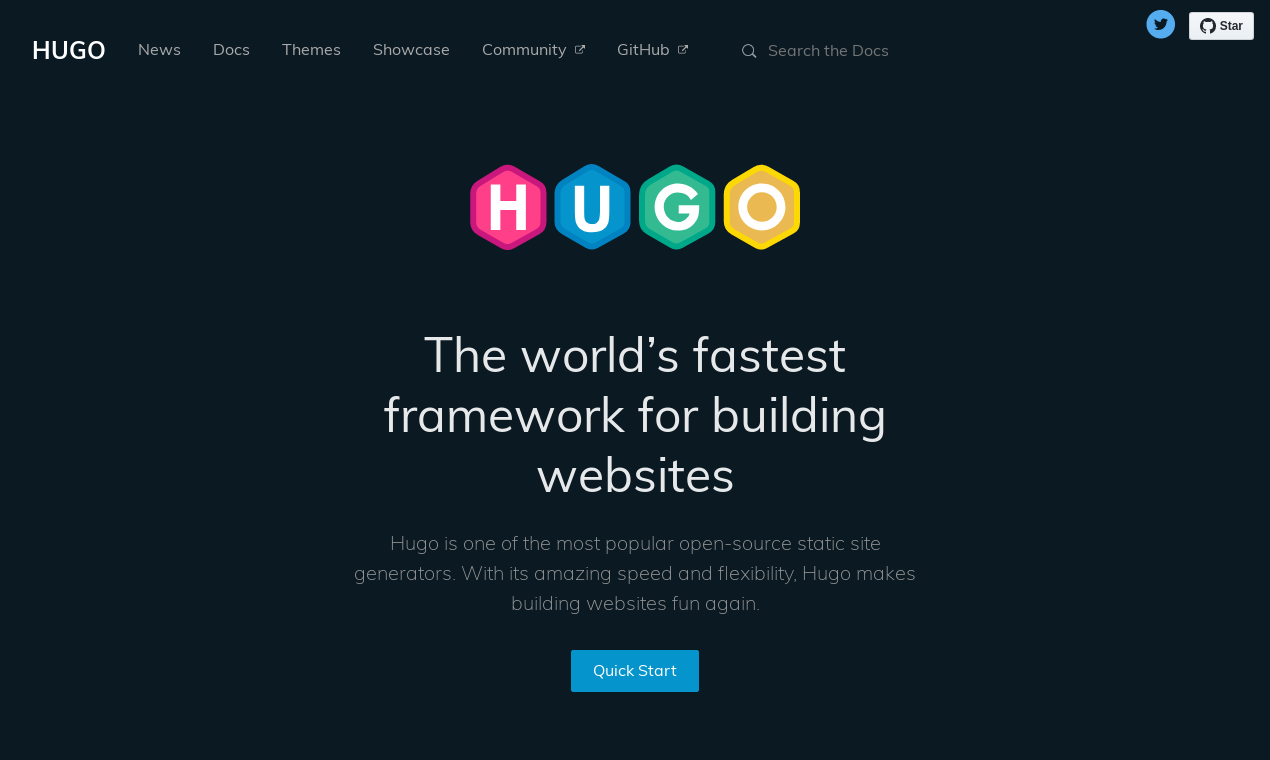 HUGO - The world’s fastest framework for building websites | Resource.fyi