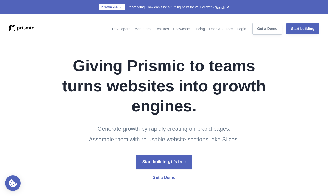 Prismic - The Headless Website Builder for Jamstack | Resource.fyi