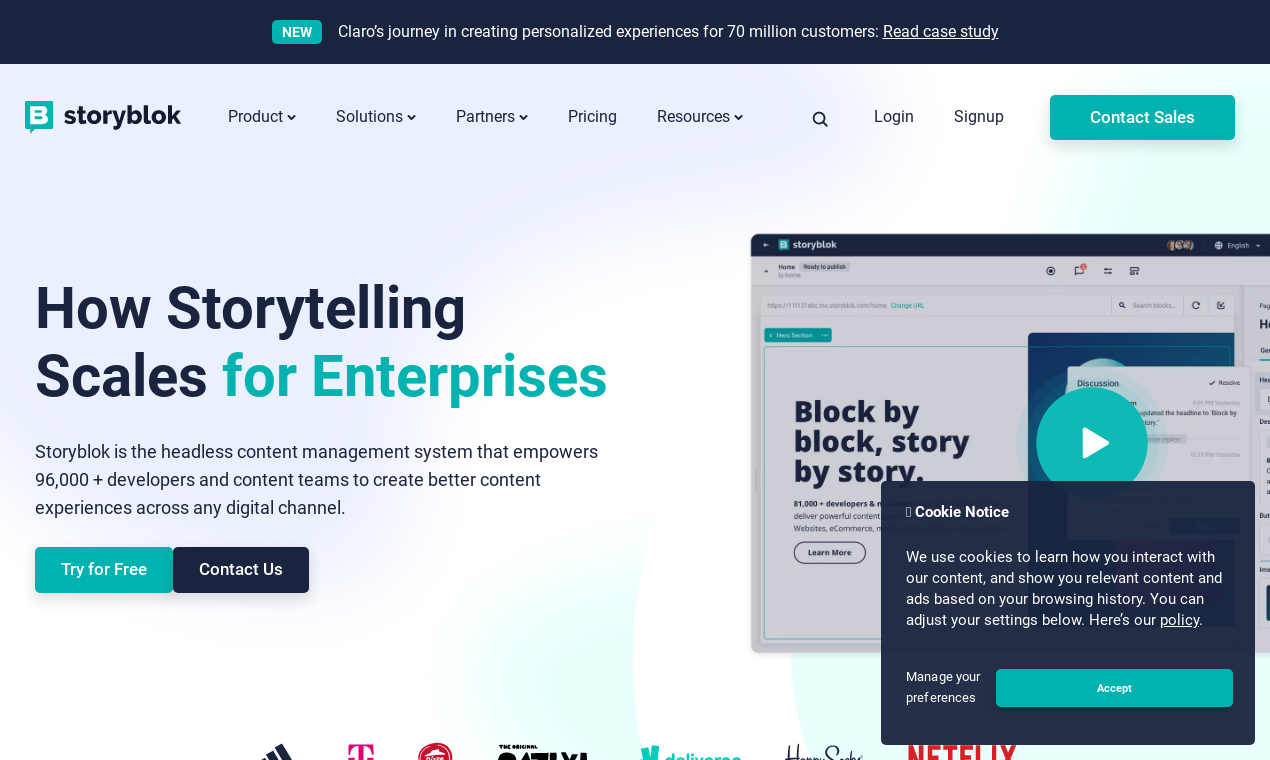 Storyblok - Headless CMS: How Storytelling Scales | Resource.fyi