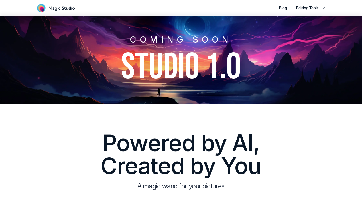 Magic Studio - AI Design Tool | Resource.fyi