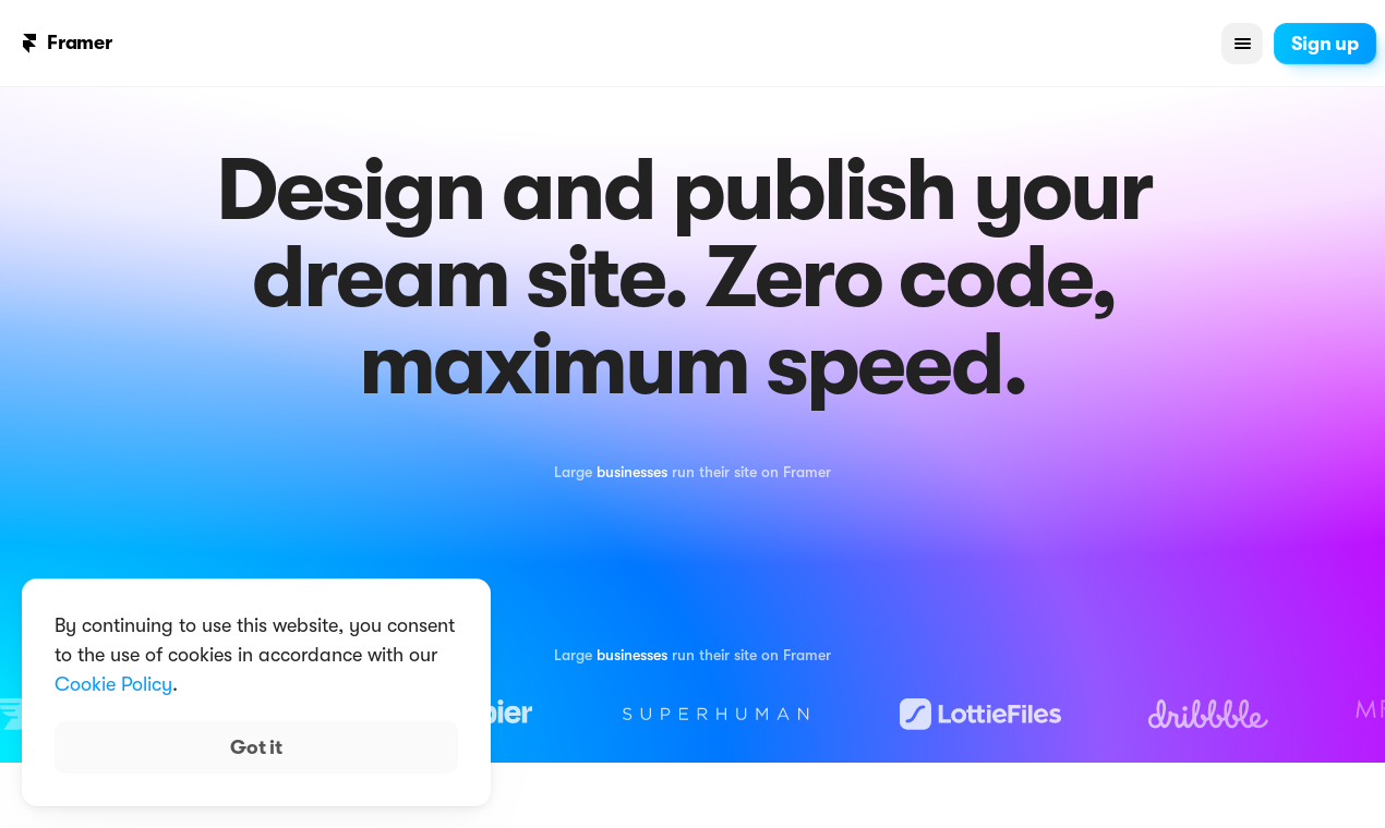 Framer AI - Zero Code Website Builder | Resource.fyi
