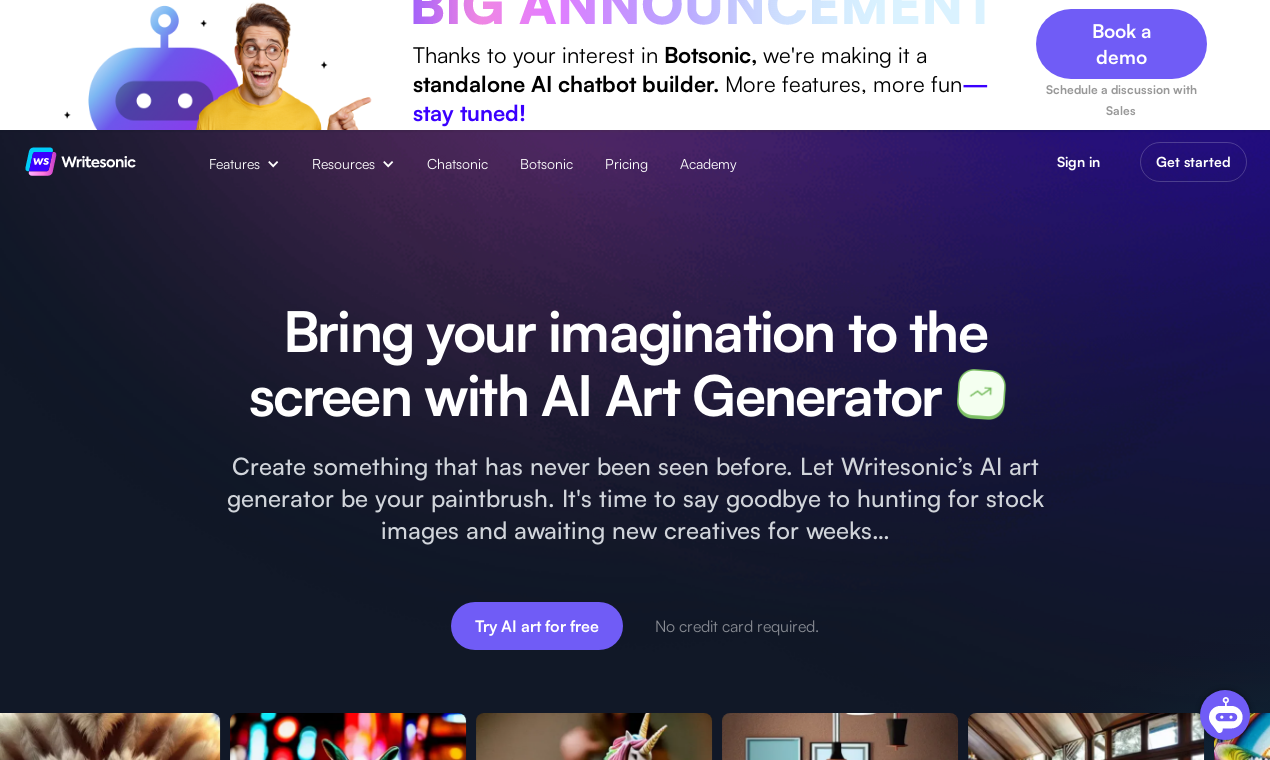 PhotoSonic - AI Art Generator | Resource.fyi
