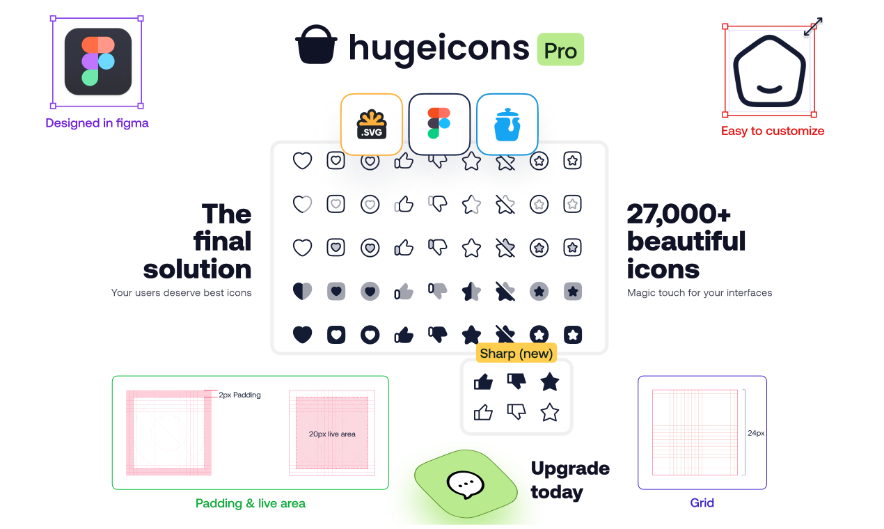 Hugeicons Pro - Beautiful icons, made for creativity. | Resource.fyi