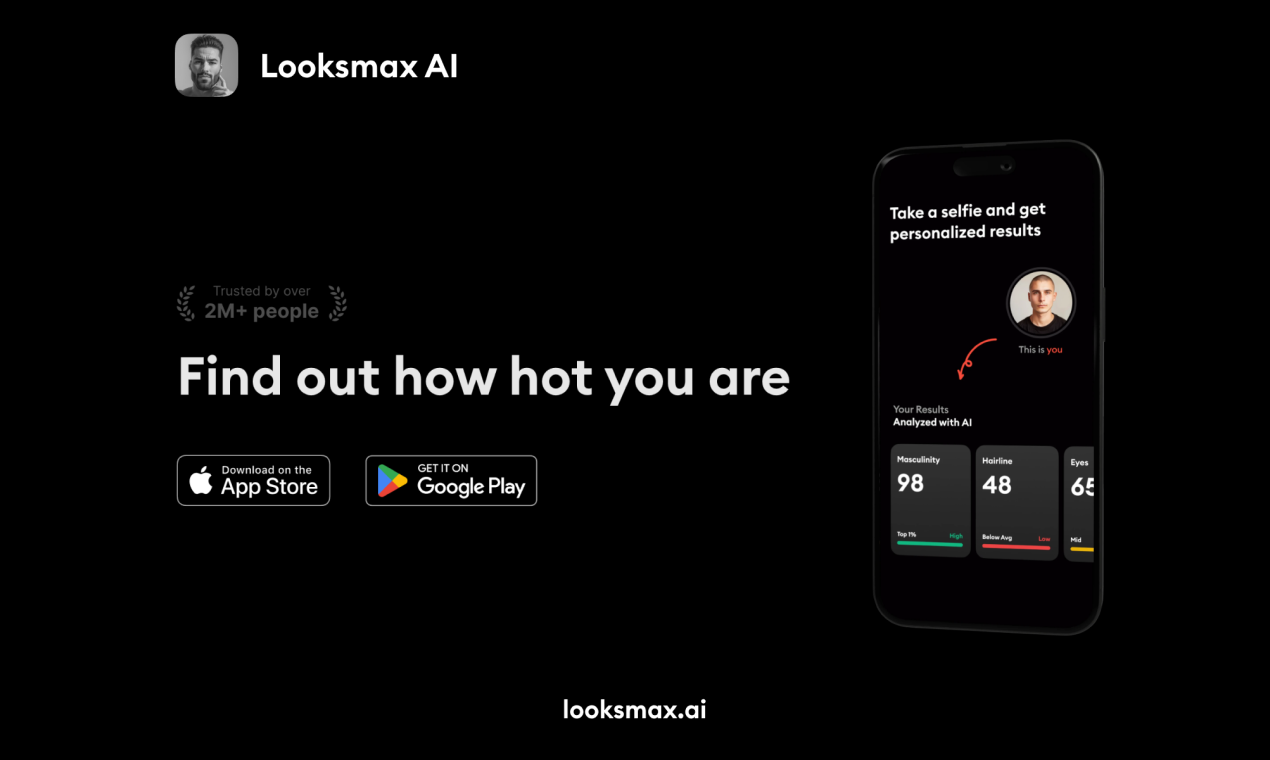 LooksMax AI - Find out how hot you are using AI | Resource.fyi