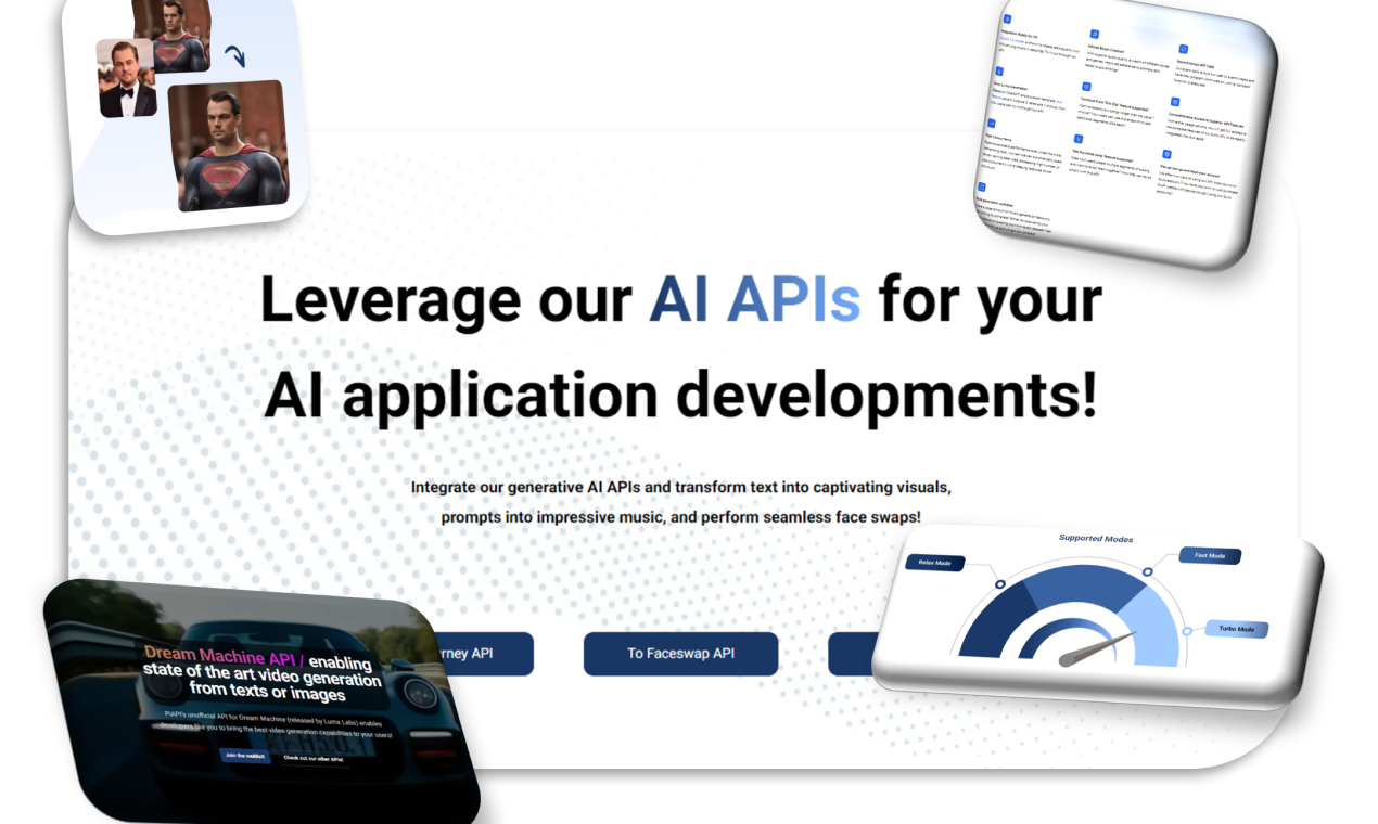 PiAPI - One stop-shop for generative AI APIs | Resource.fyi
