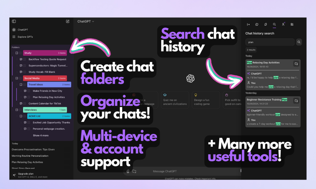 Easy Folders - ChatGPT & Claude Organizer | Resource.fyi