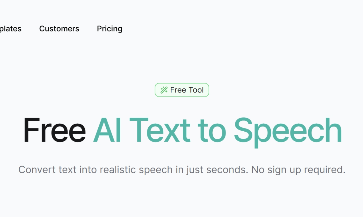 Free AI Text to Speech by Leap AI - Instantly Convert Any Text to ...