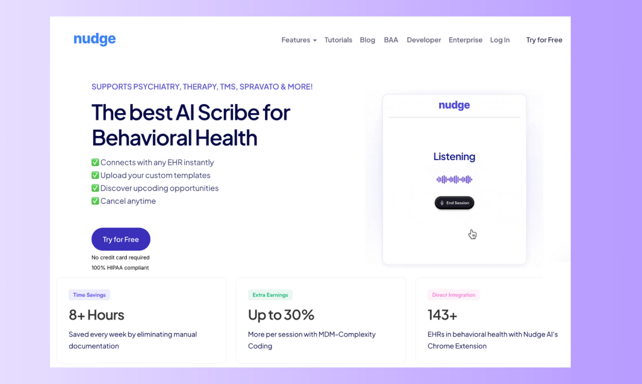Nudge AI - Ambient AI Scribe for Healthcare | Resource.fyi