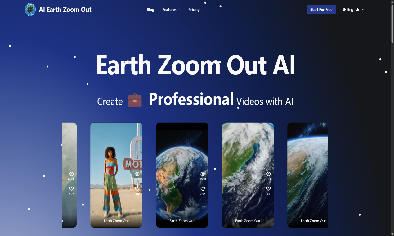 Earth Zoom Out AI - Create Viral Earth Zoom Videos with AI | Resource.fyi
