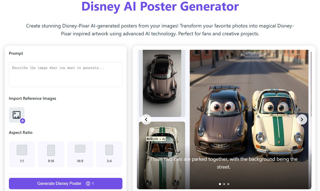 Disney AI Poster Generator - Disney AI Poster Generator | Resource.fyi