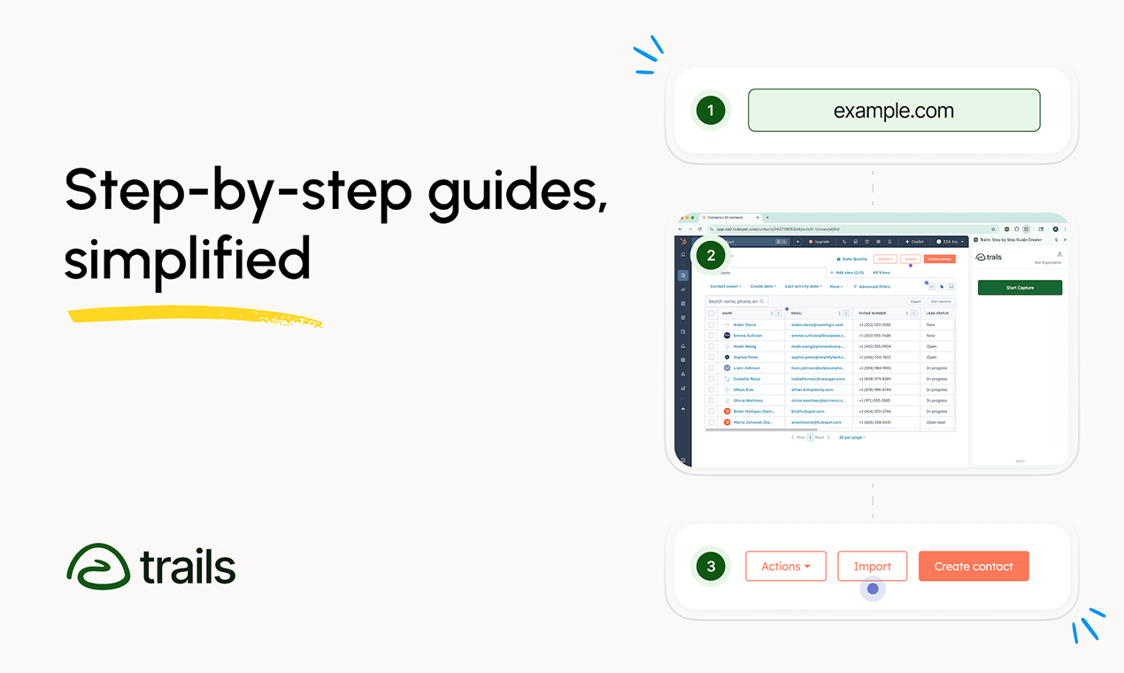 Trails - Step-by-step guides, simplified. | Resource.fyi