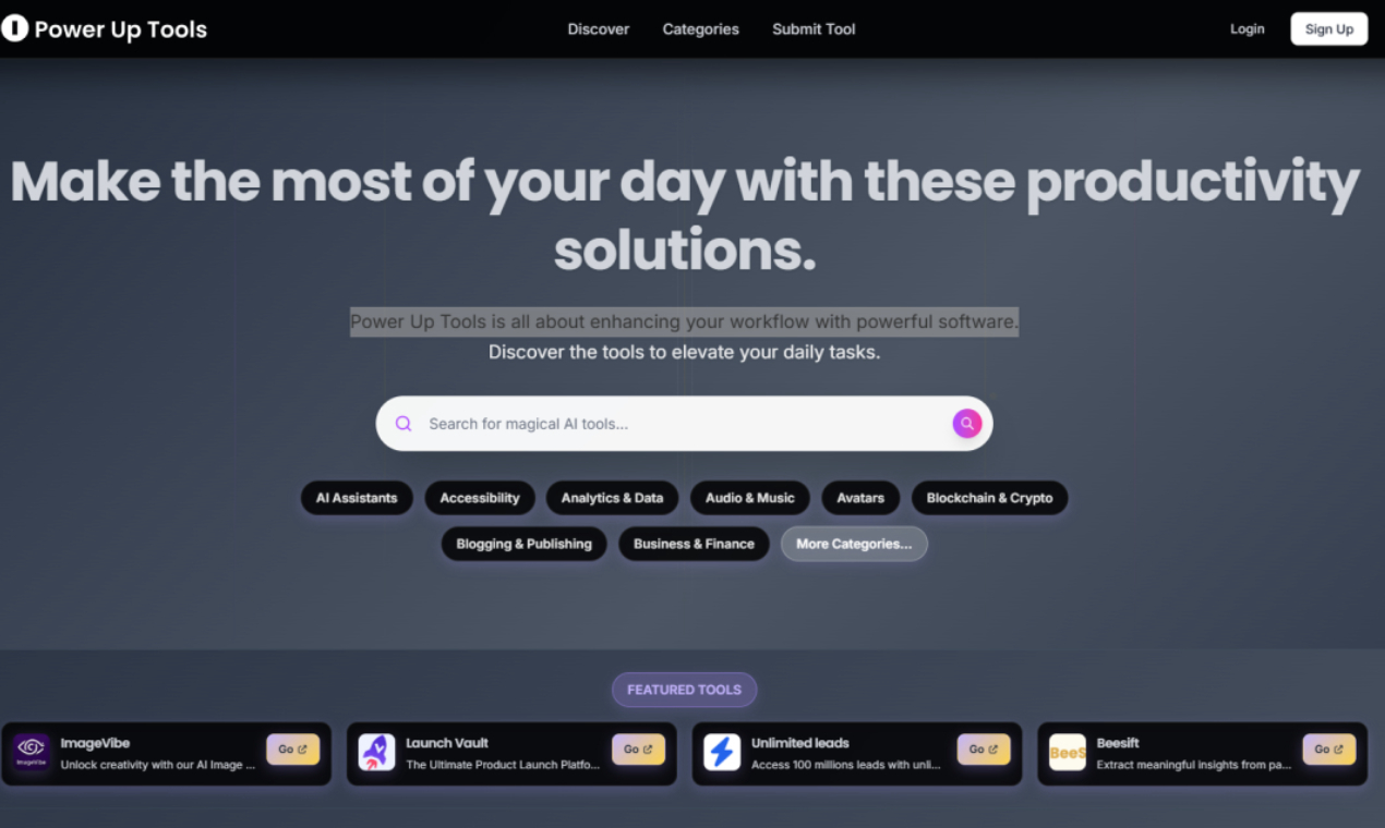 Power Up Tools - Tools That Get You Moving | Resource.fyi