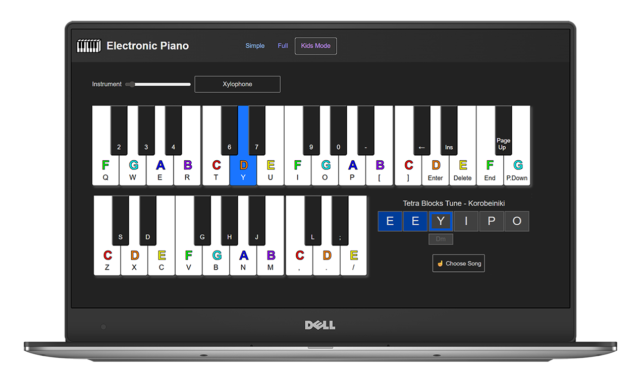 Electronic Piano - Virtual Piano Online | Resource.fyi